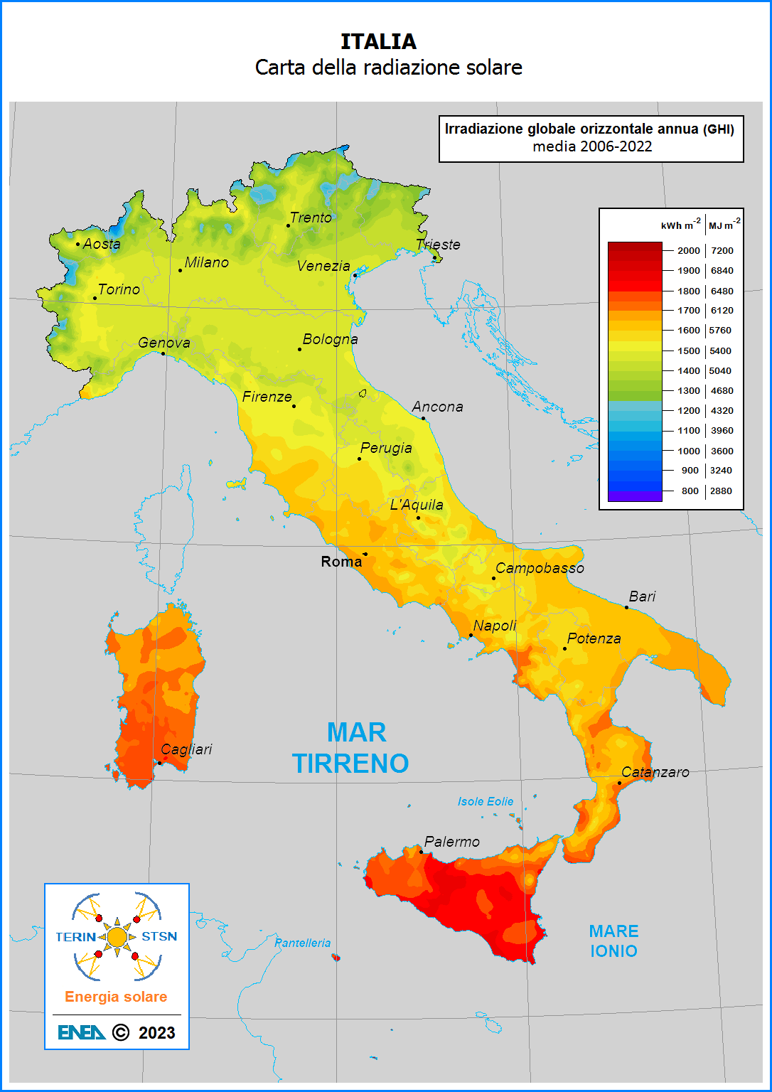 ENEA - Solaritaly | Solar Radiation